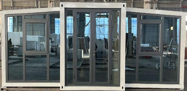 Glass curtain wall - front faced for expandable homes ExpandiHome ...